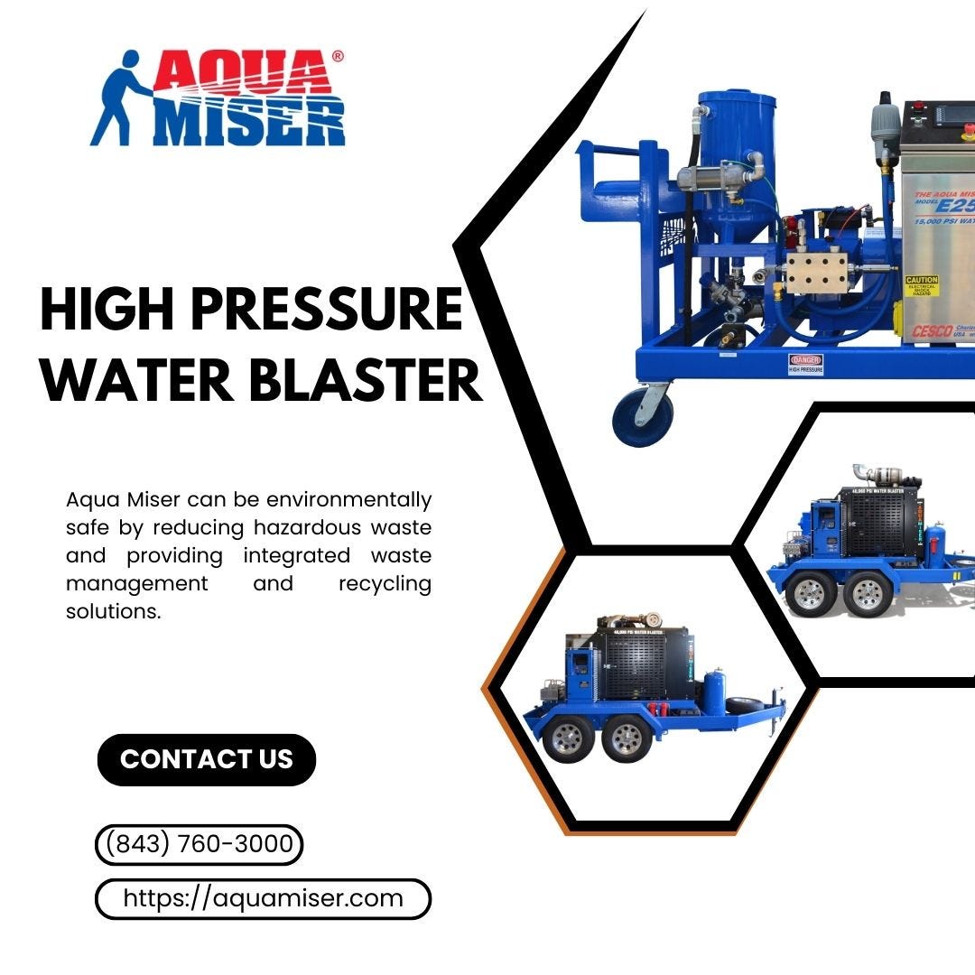 Ultra High-Pressure Water Blasting Equipment At Aqua Miser When it comes to Ultra High Pressure ...