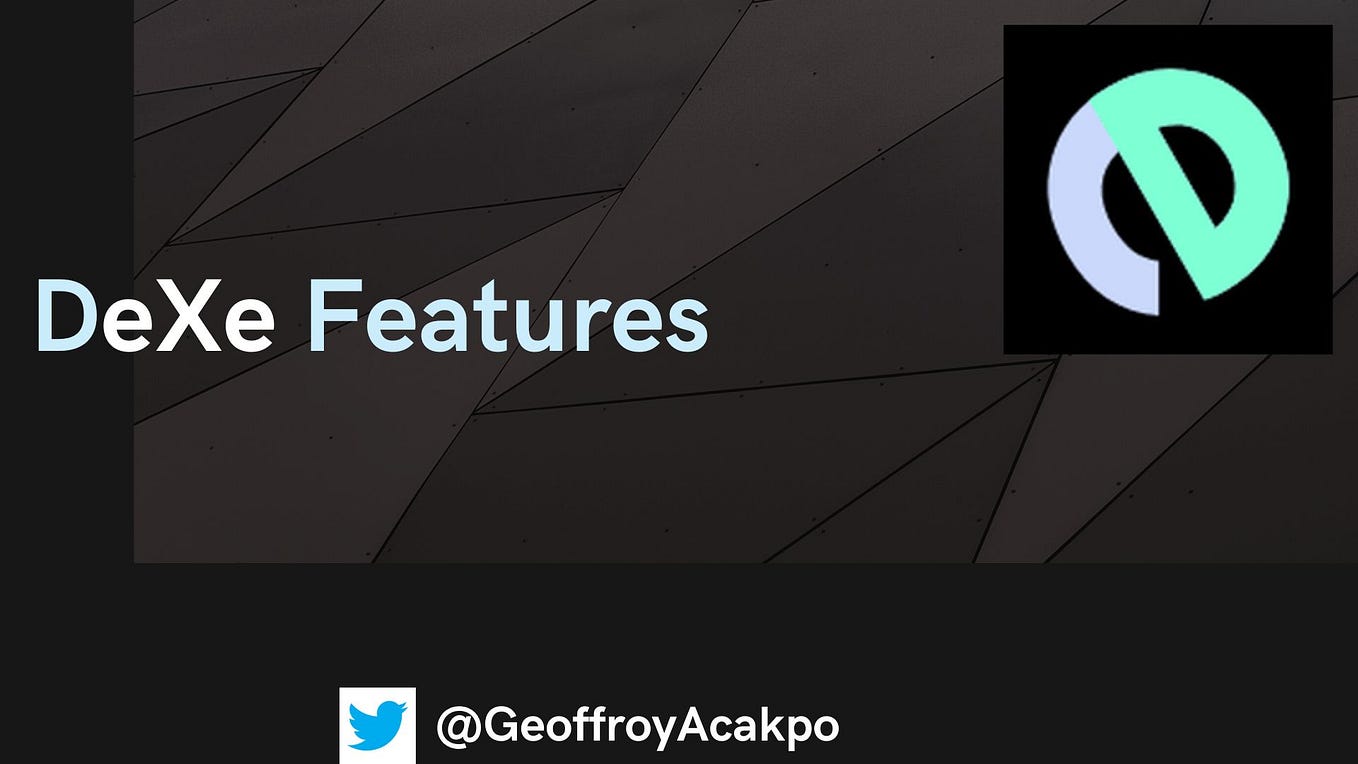Dexe.Network - Geoffroy Acakpo - Medium