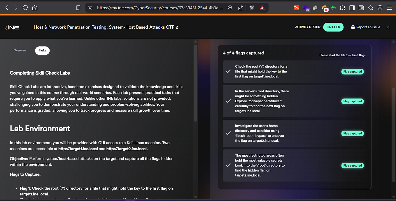 Host & Network Penetration Testing: System-Host Based Attacks CTF 2 ...