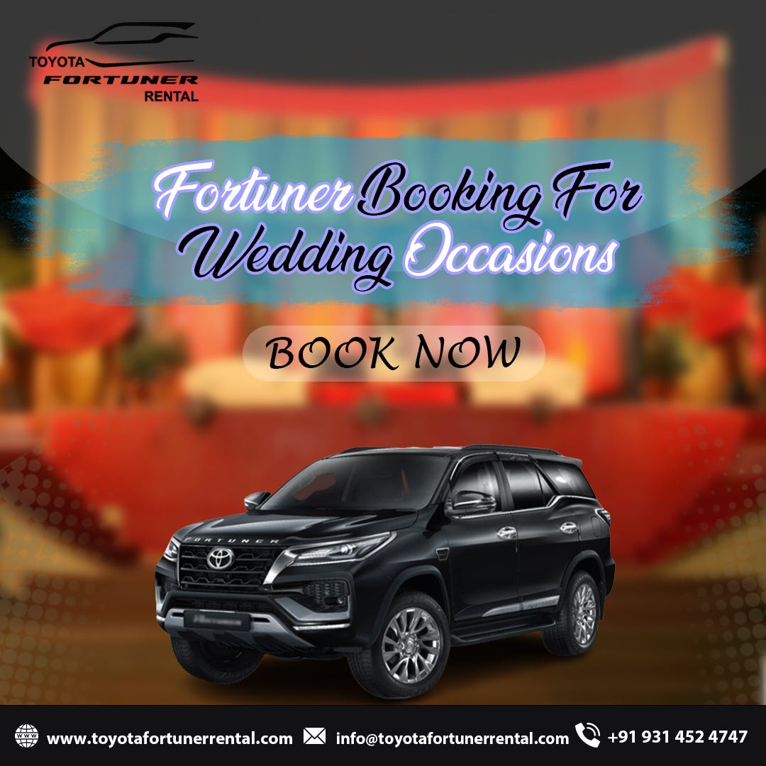 The Ultimate Fortuner Car Rental Experience in Jaipur | by Toyota ...