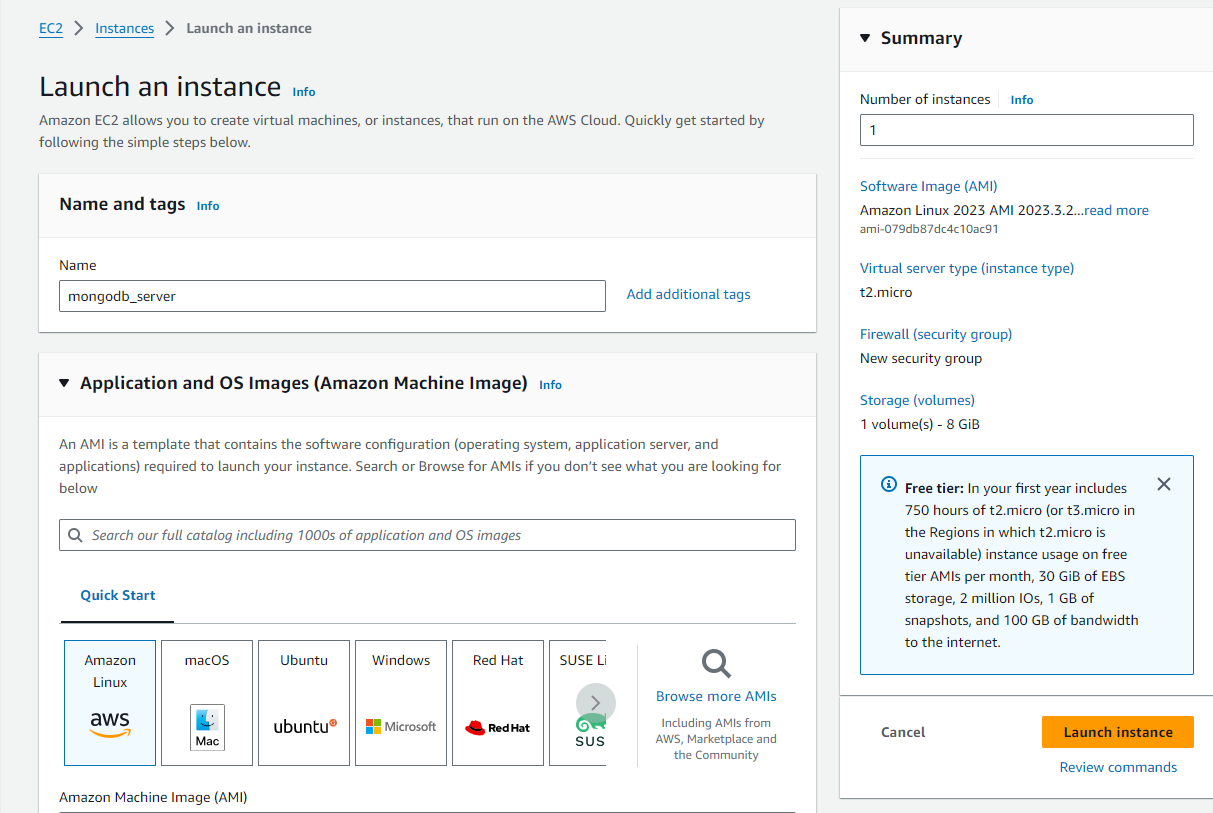 AWS EC2 Instance Setup and Run MongoDB in EC2 | Run MongoDB in EC2 ...