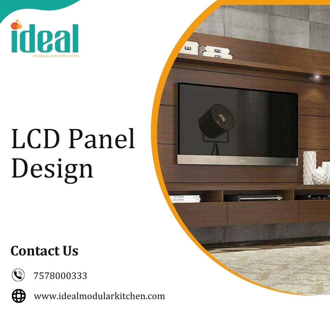 LCD Panel Design for Bedroom - Ideal Modular Kitchen - Medium