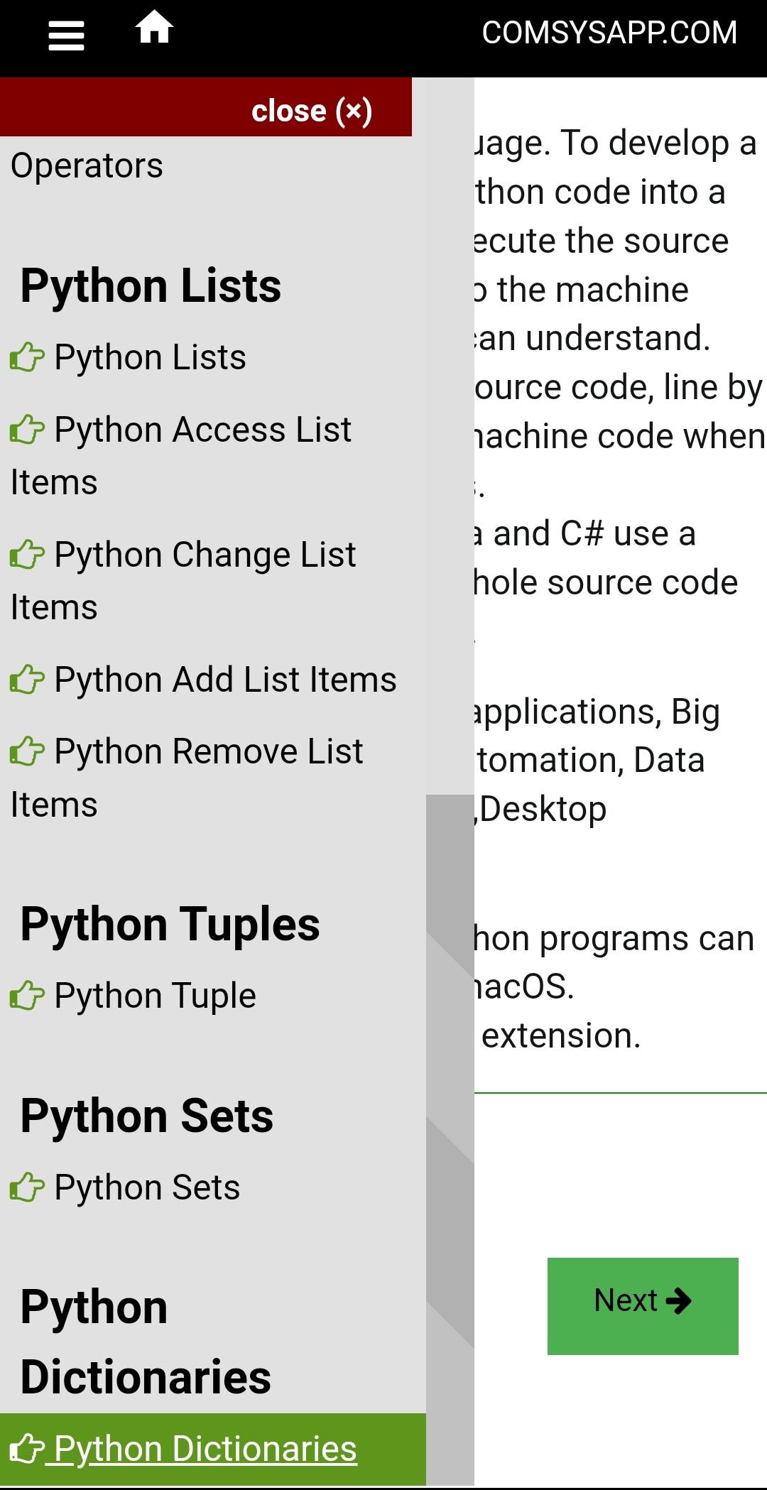HTML Table - Comsysapp - Medium