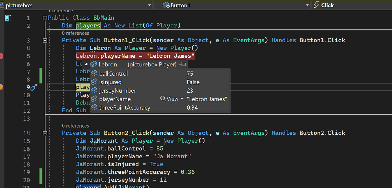 VB.net: My first list (of objects) | by Anish | Medium
