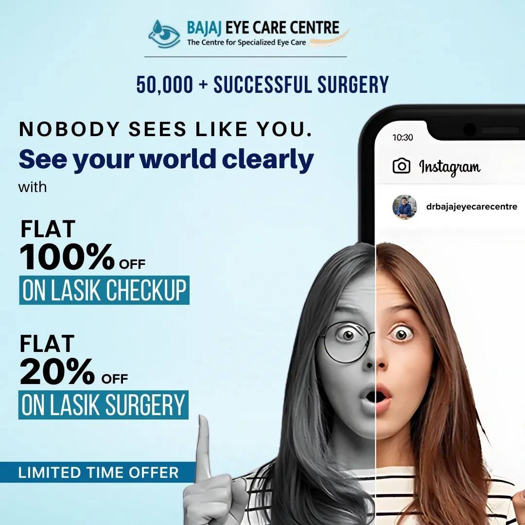Smile Eye Surgery in Delhi | Bajaj Eye Care Centre | by Dr. Rajiv Bajaj ...