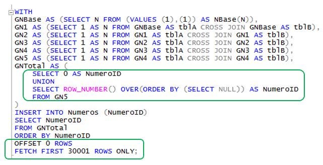 Tablas numéricas auxiliares Tally Tables SQL Server | Medium