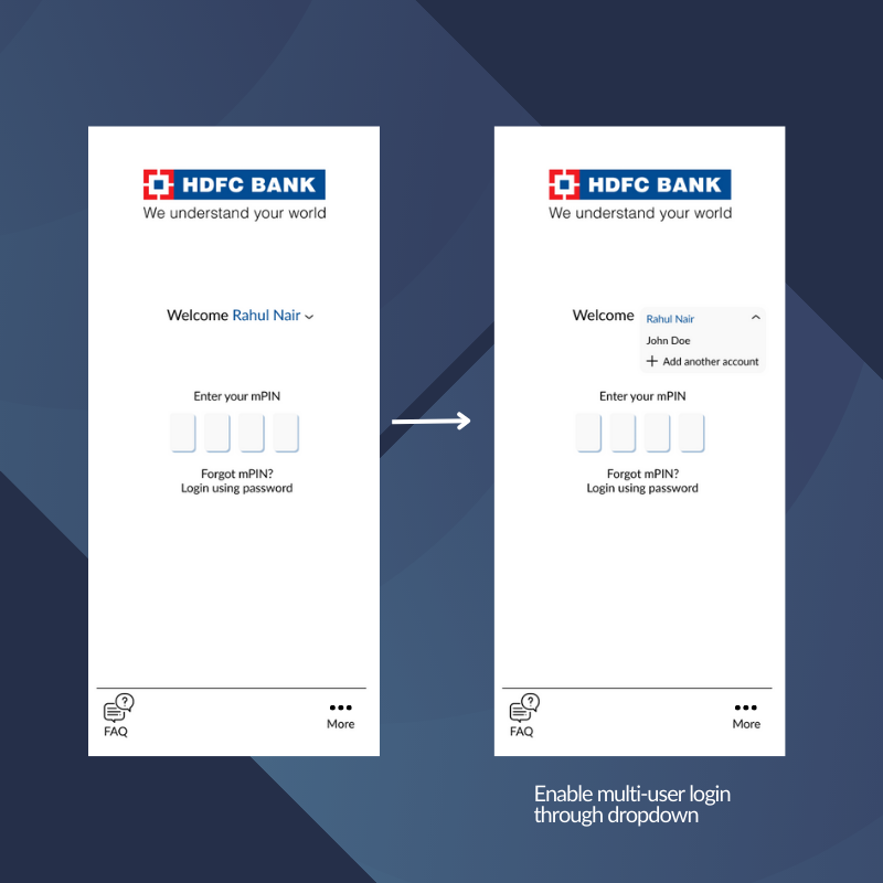 Redesigning HDFC Bank Mobile App — Part 1 | by Rahul Nair | Medium