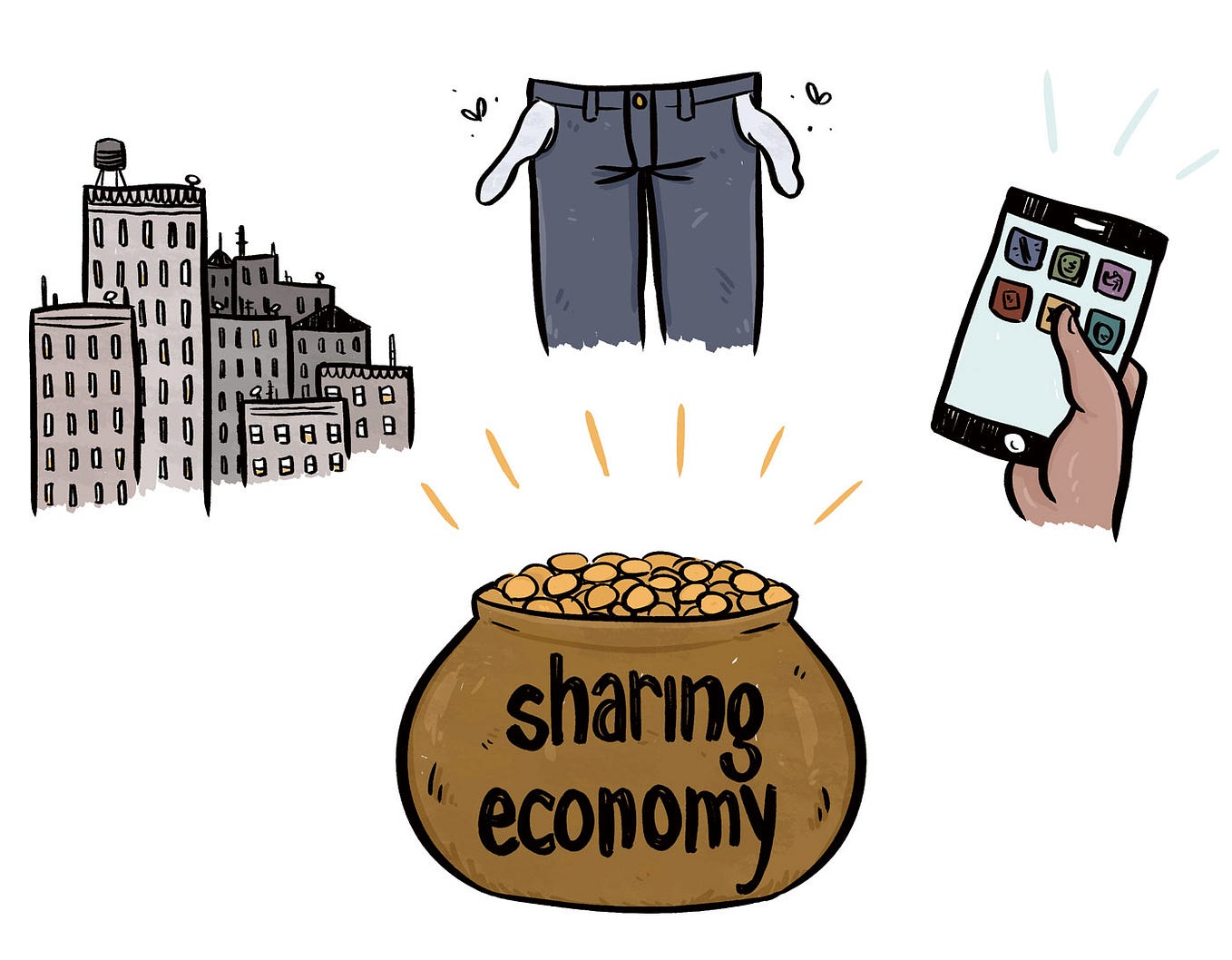 The Sharing Economy Was Always a Scam | by Susie Cagle | OneZero