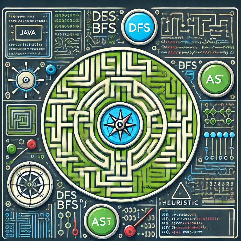 Maze Solver Visualizer A Journey Through Dfs Bfs And A Algorithms