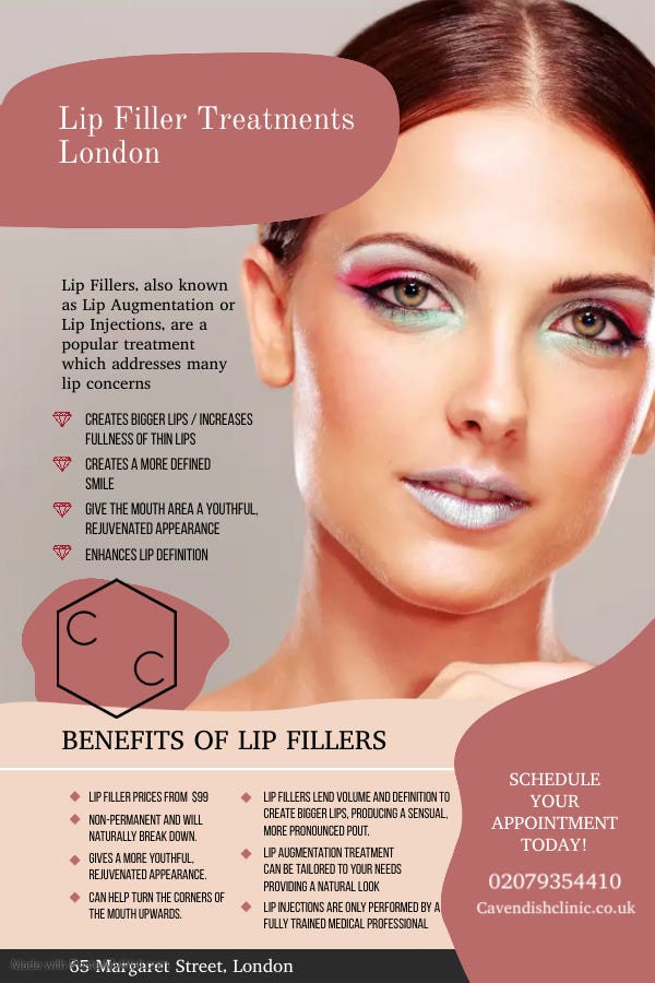 Enhance Your Lips Safely with Cavendish Clinic’s Lip Filler Treatment ...