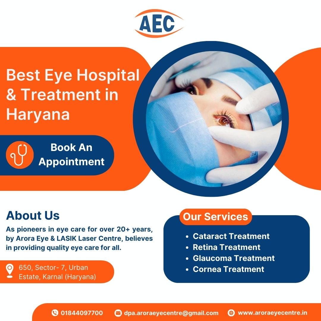 Arora Eye Centre: Your Trusted Choice for the Best Eye Hospital in ...