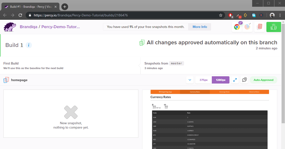 Tutorial: Visual testing in 5 minutes with PercyScript | by Payton O ...