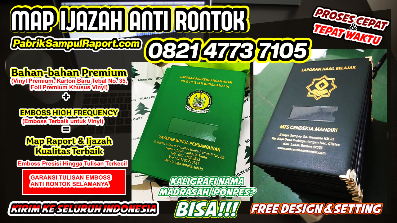 0821–4773–7105 Map Raport Polos Sampul Ijazah di Blora | by ...