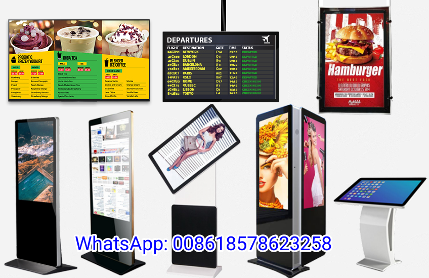 Digitaler Smart-Display-Kiosk, interaktive Digital Signage-Kioske ...