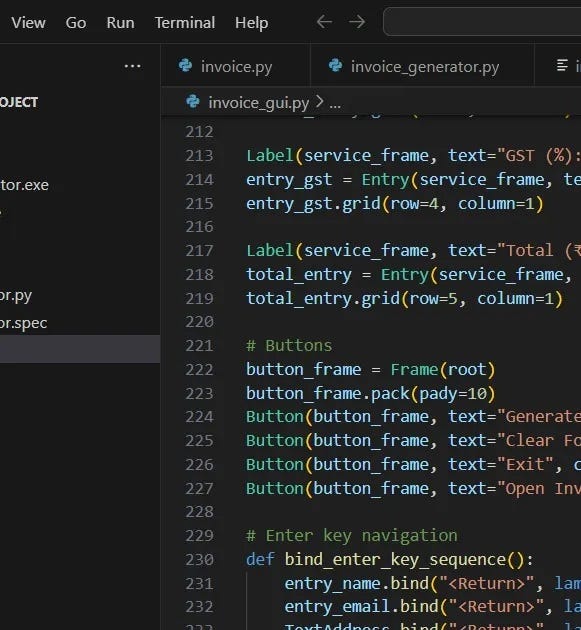 How I Built an Invoice & Billing Generator App in Python: Full Beginner’s Code Walkthrough | by ...