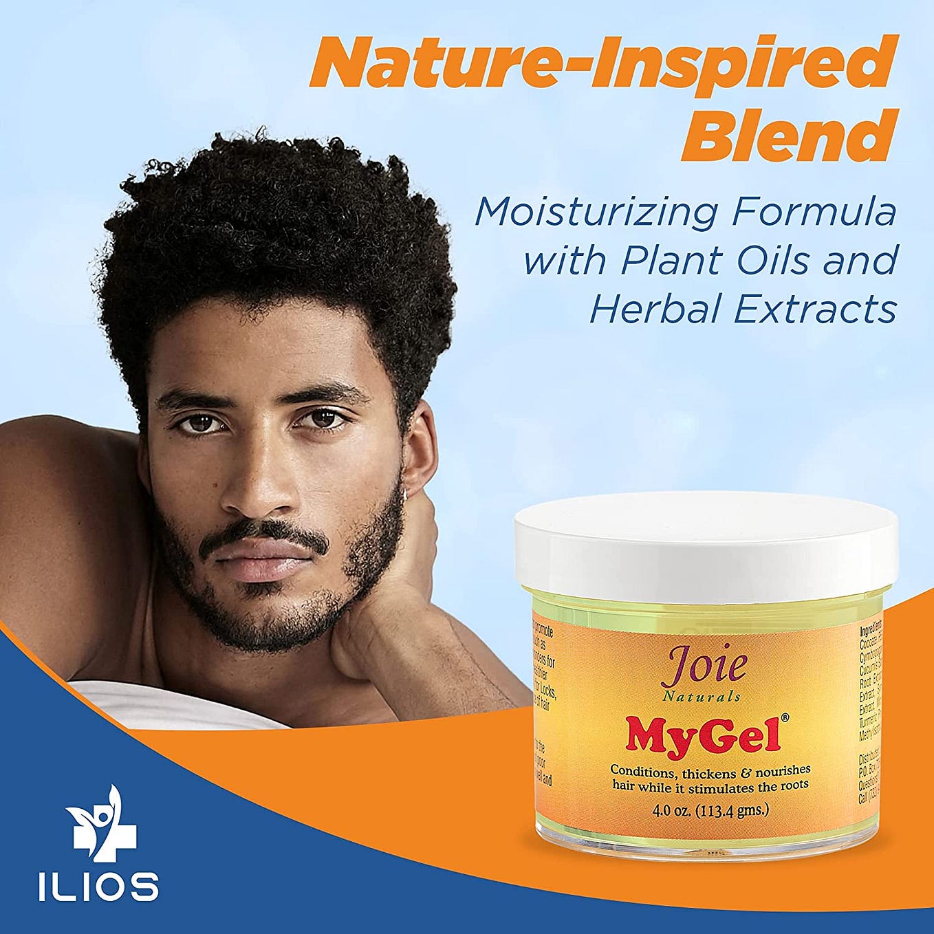Joie Naturals My Gel Hair Gel Set With Styling Comb — Hair Styling Gel — Hair Gel For Women And