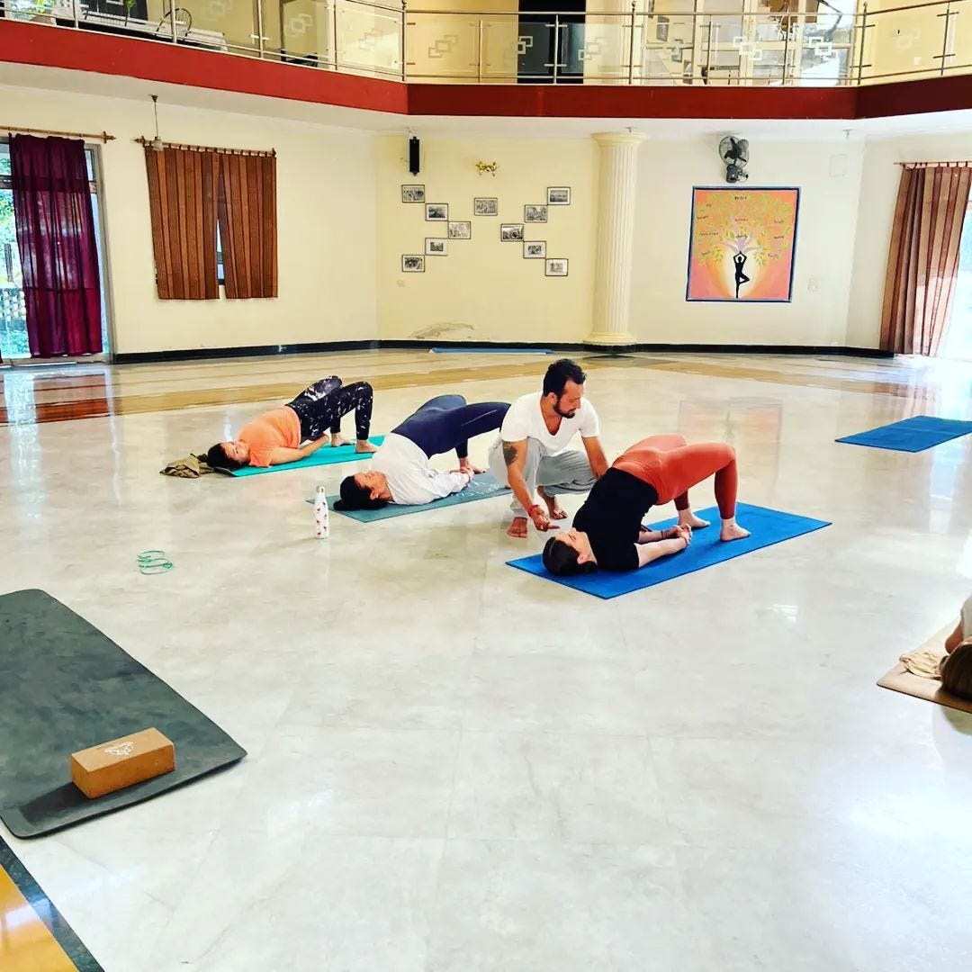 Yoga Retreat in Himalayas - Atharv Yogshala - Medium