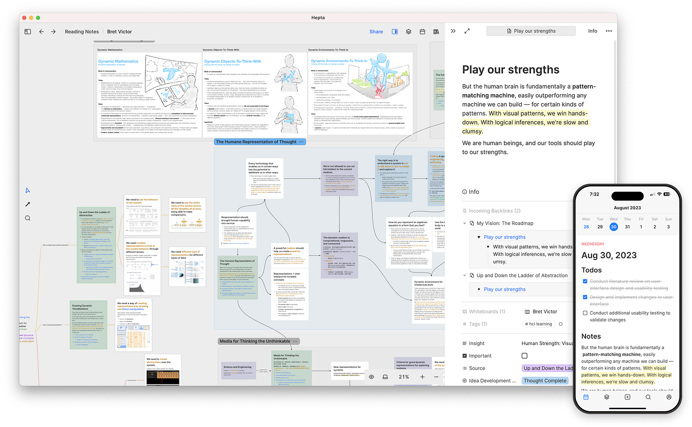 How Heptabase’s founder use Heptabase for learning, research, planning, and writing. | by 詹雨安 ...