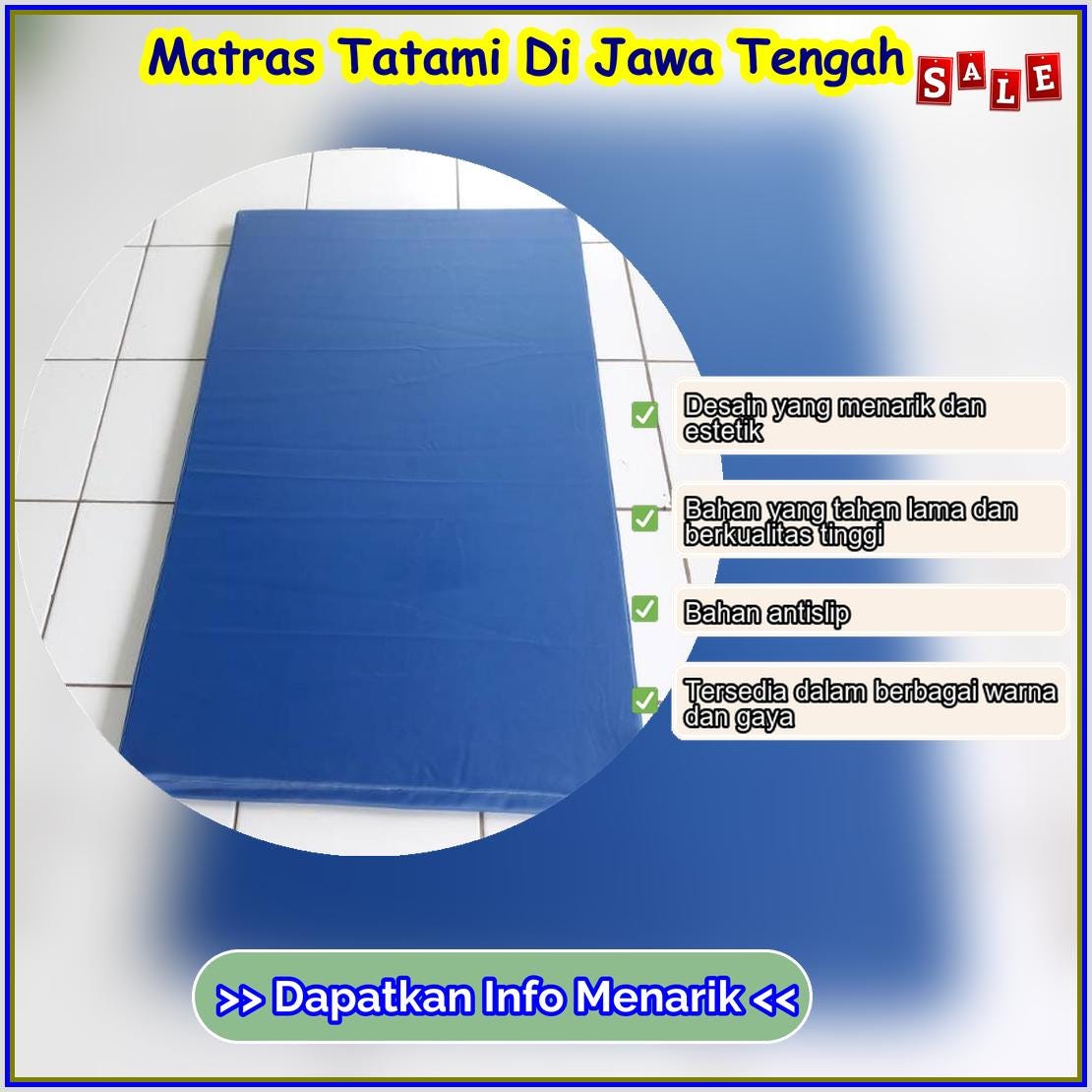 Matras Silat 3Cm Di Kalimantan Tengah - Matras Judo - Medium