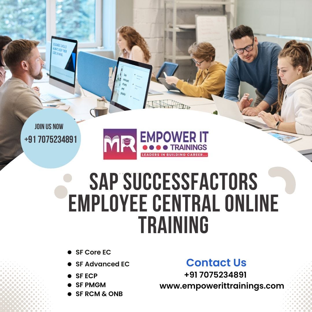Famous Indian SAP SuccessFactors EC Online training ...