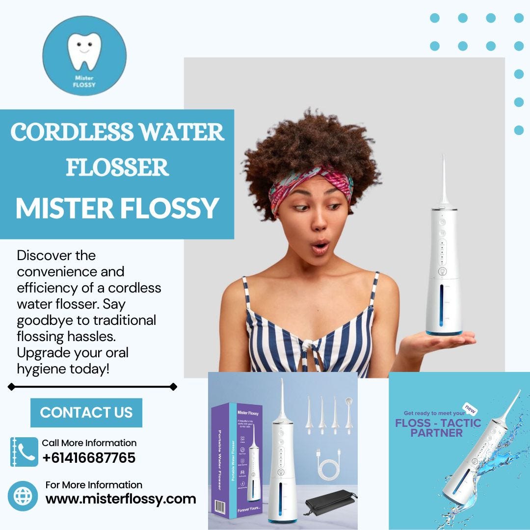 Comparing the effectiveness of water flosser and dental - Mister Flossy - Medium