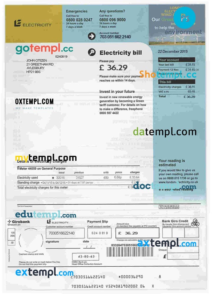 United Kingdom Sky utility bill PSD download template | by Intemplstore | Jun, 2024 | Medium