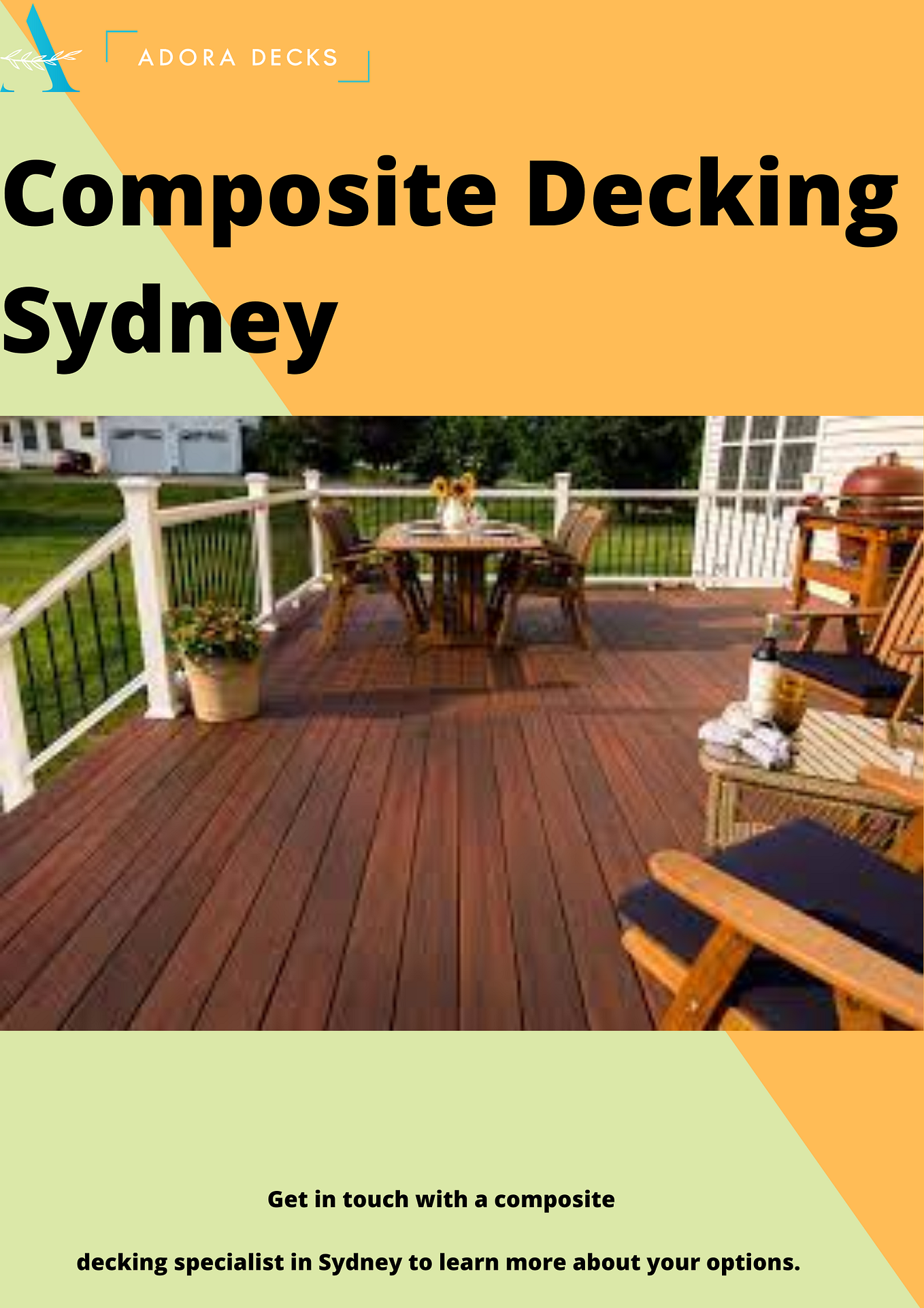 Treated Pine Decking in Sydney — Adora Decks - Adora Decks - Medium