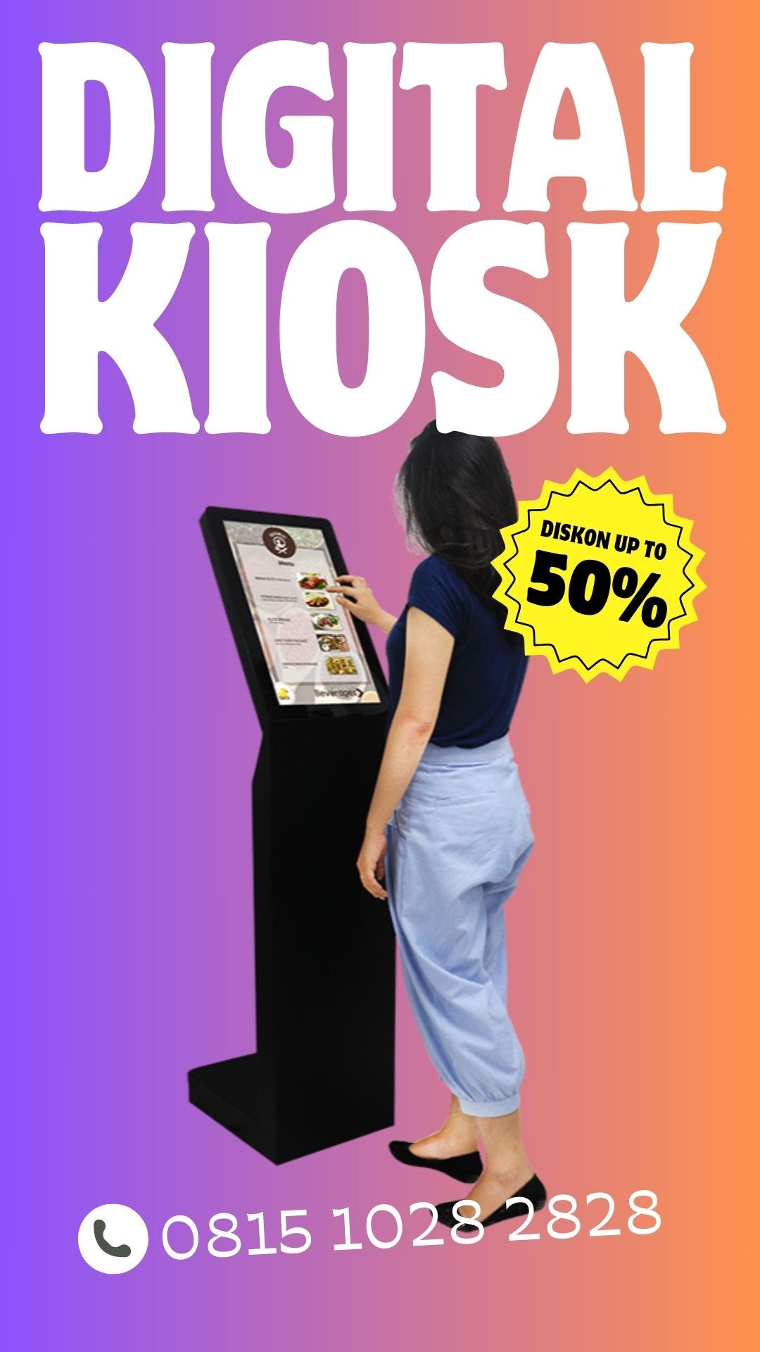 Promo! Self Sercive Kiosk Terbaru Restoran Jakarta, WA : 081510282828 ...