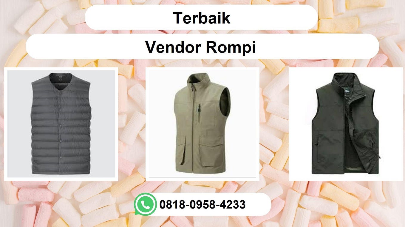 Terbaik, 0818–0958–4233 Vendor Rompi Visitor - Munistadianavita - Medium
