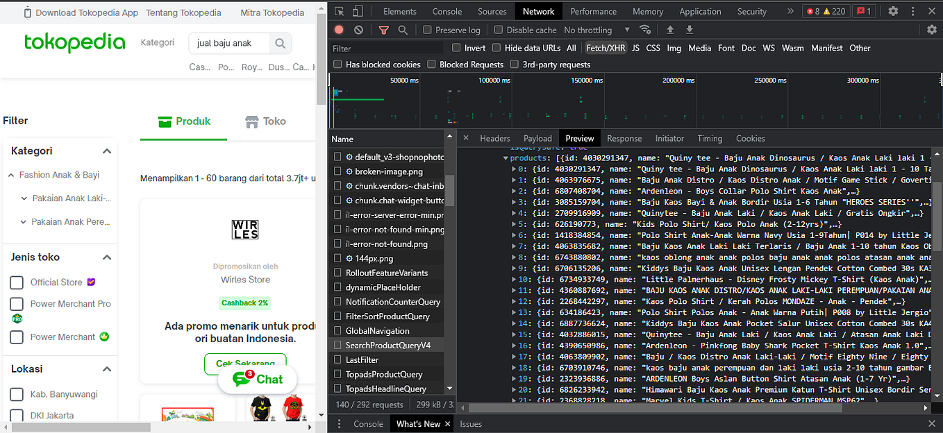 Scraping Data ke Marketplace Tokopedia | by Hakima Berdhika T.P | Medium