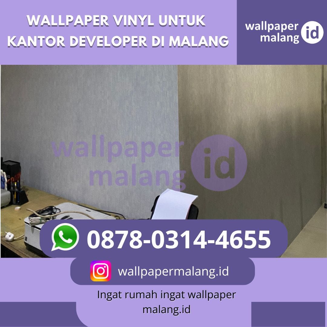 Wallpaper custom untuk ruang tamu di Malang - Jasapemasanganwallpaper ...