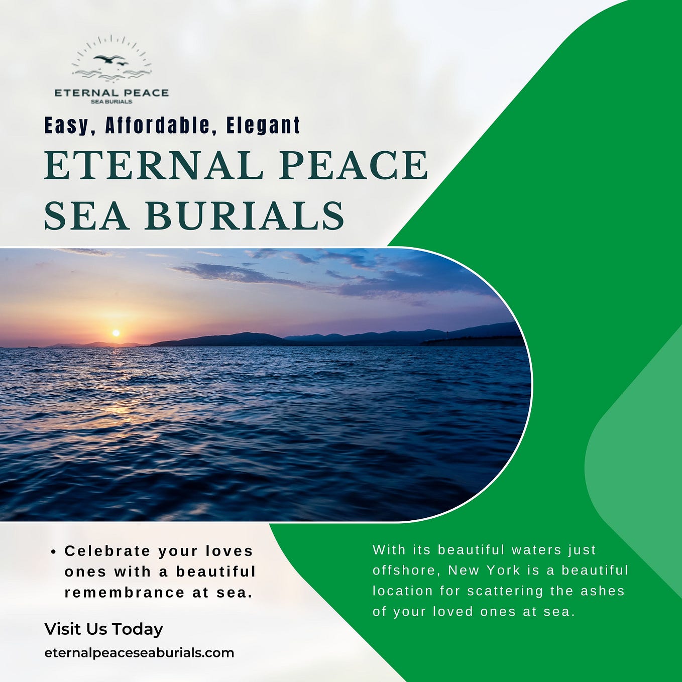 Burial Services. Water Burial Ceremony | by Eternal Peace Sea Burials ...