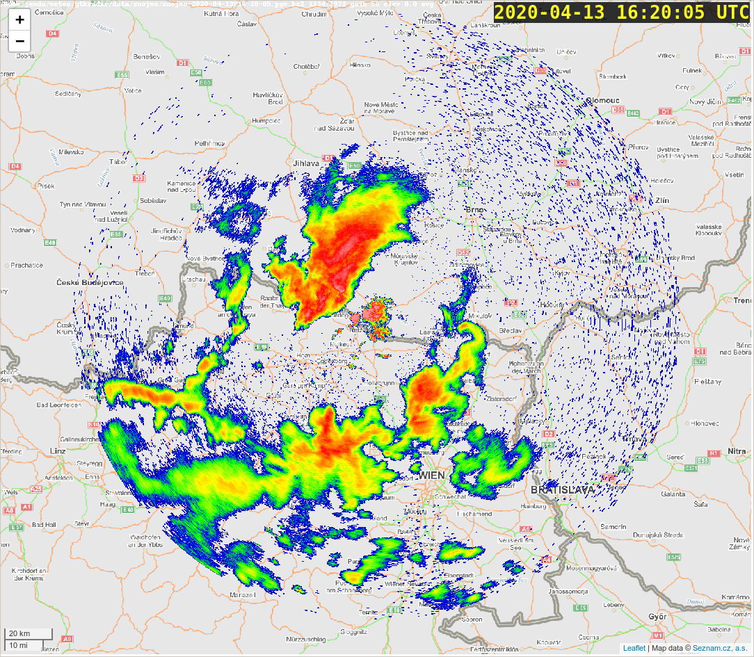 Jak se dělá radar— část 3: zpracování obrazu | by Jan Hrach | Předpověď ...
