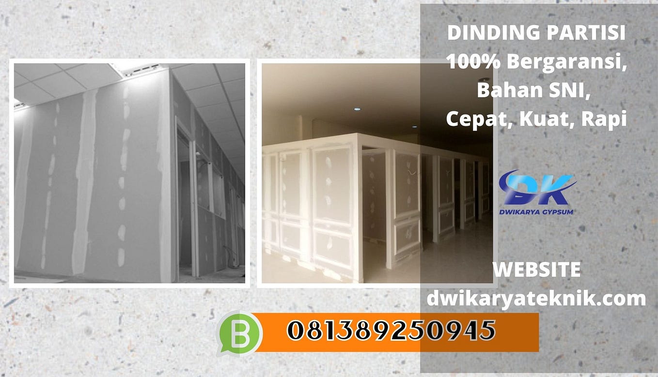 AHLI, Jasa Pasang Partisi Gypsum 2 Sisi Kabupaten Temanggung - Dinding ...