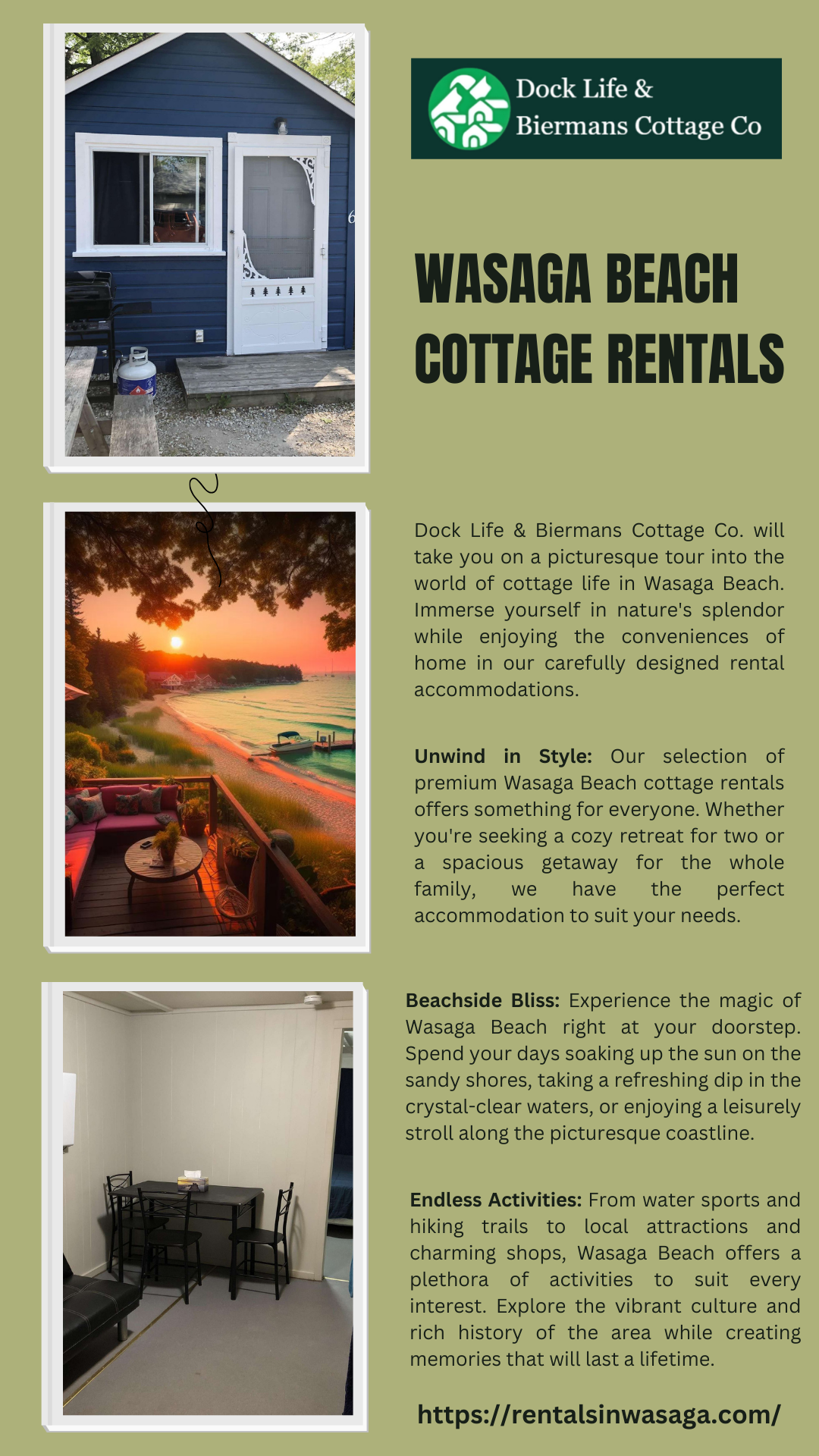 Discover the Serene Charm of Wasaga Beach Cottage Rentals | by Dock ...