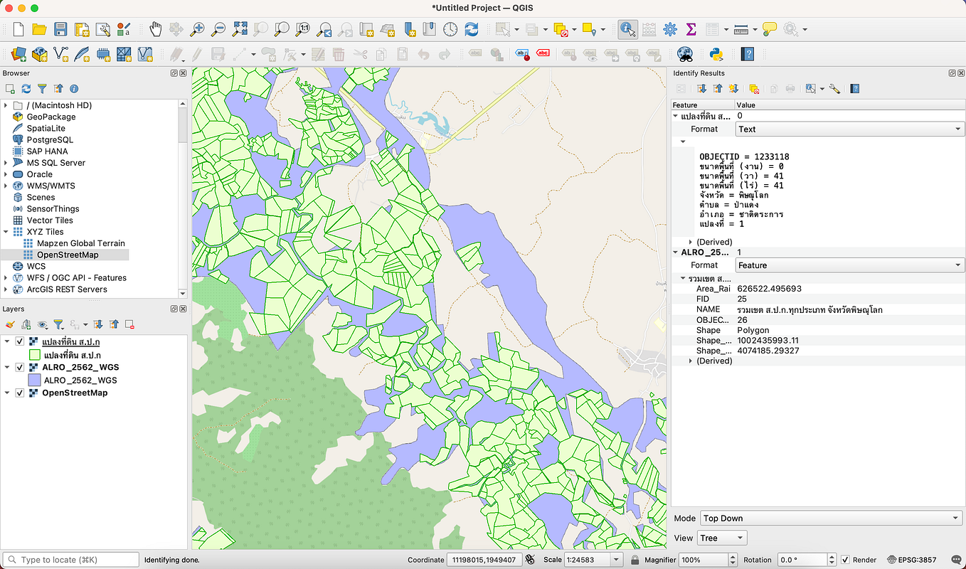 วิธีแสดงข้อมูลจุดพิกัด (Points) จากไฟล์ CSV มาแสดงใน QGIS อัตโนมัติเมื่อมีข้อมูลพิกัดเพิ่มเข้า ...