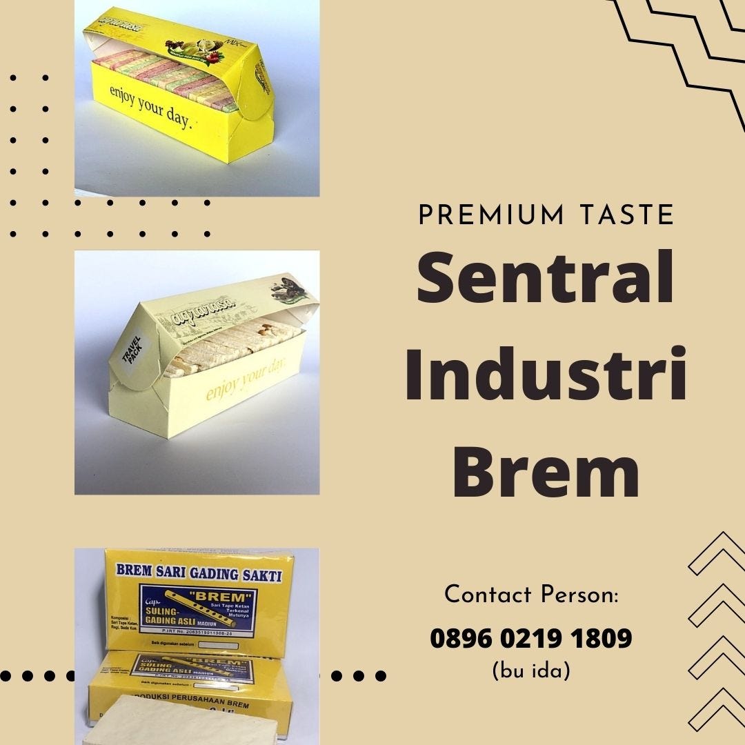 TERLARISS!! WA +62 896–0219–1809, Distributor brem aneka rasa, brem ...