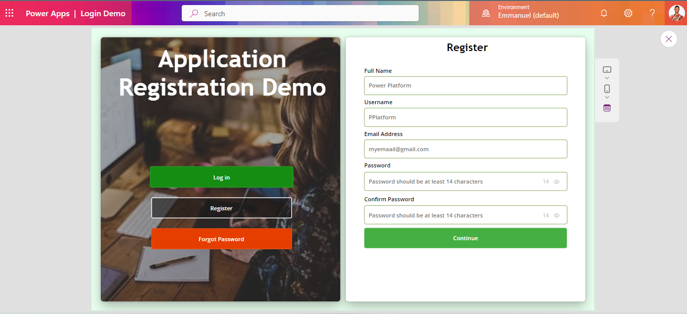 Part Two: Log in and Registration Screen in PowerApps | by Anthony ...