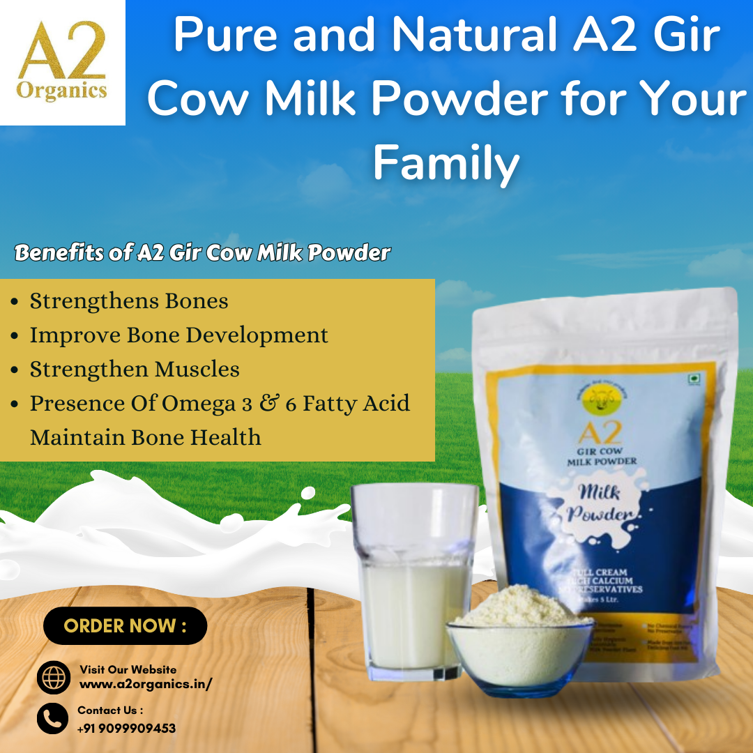 How Does A2 Organics A2 Gir Cow Milk Powder Enhance Your Well-being? - A2Organics - Medium