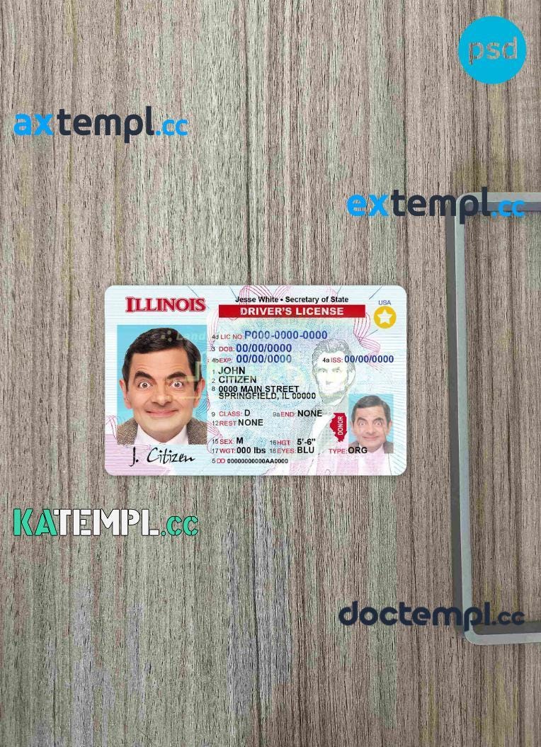 Suriname ID card editable PSD files, scan and photo taken image, 2 in 1 ...
