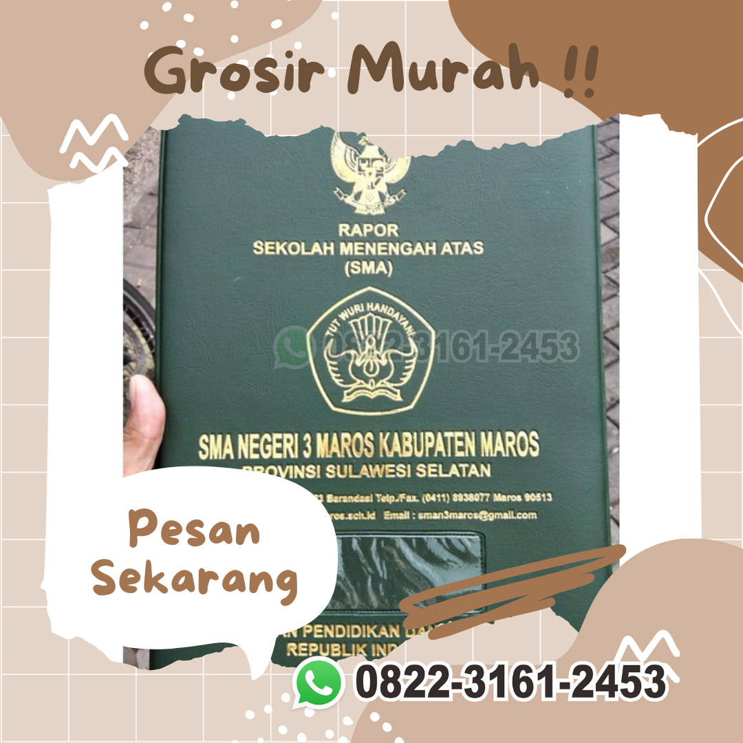 TERBARU-WA O8212 3161 2453 map raport sma Pulau Pramuka, map raport tk ...