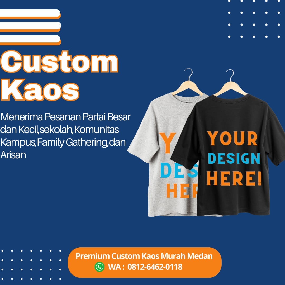 Promo, WA 0812–6462–0118, Jasa Sablon Baju Couple Keren di Medan ...