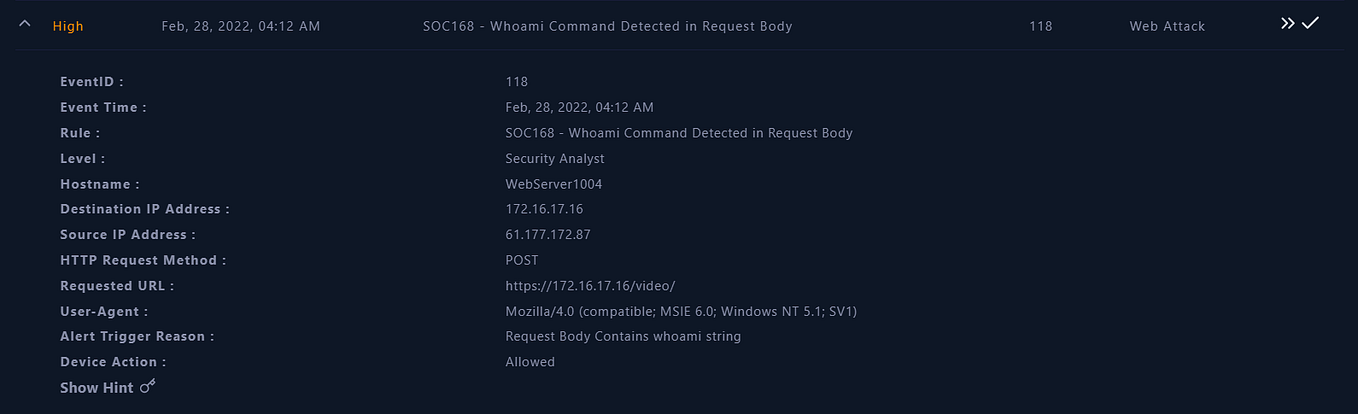 Letsdefend Challenge: Investigate Web Attack | by Andrei B | Medium