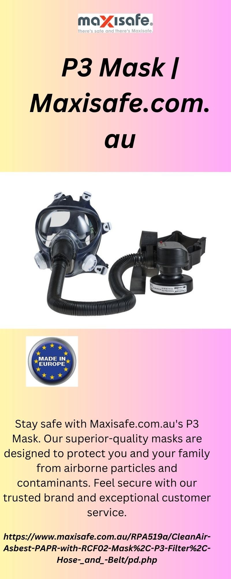 Respirator For Asbestos | Maxisafe.com.au - Maxisafe - Medium