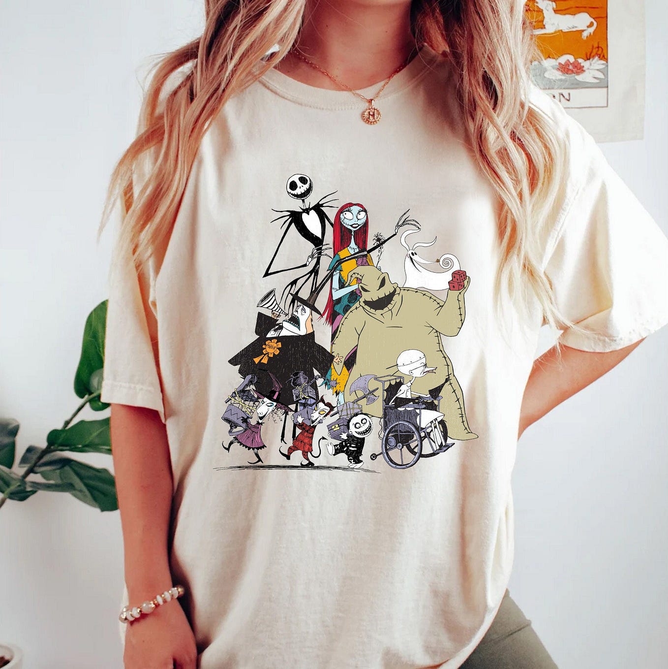 Oogie Boogie Big Face Halloween Costume Shirt, Disney Nightmare Before ...
