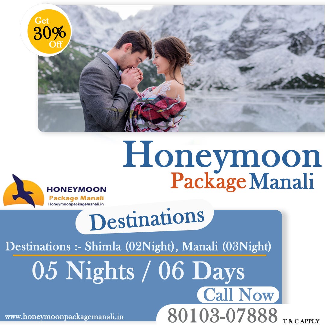 Manali Shimla Volvo Package. Destinations : Manali — Rohtang Pass —… | by Honeymoon Package ...