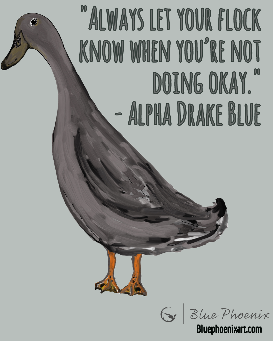 LOVE Your Flock. Drake Talk with Alpha Blue | by Heather Thompson ...