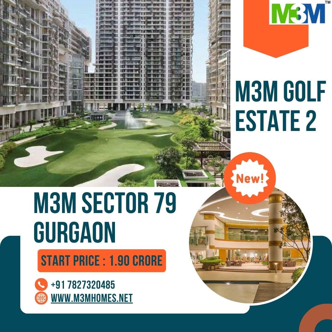M3M Golf Hills: A Symphony of Style in Sector 79, Gurgaon - M3M Gurgaon - Medium