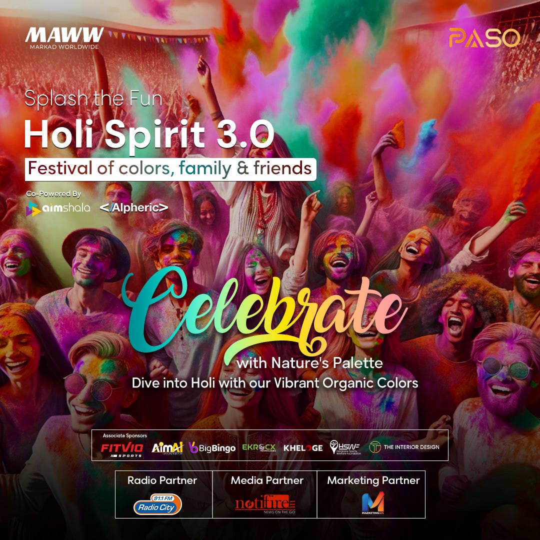 BIGGEST NCR OPEN AIR HOLI CELEBRATION OF 2024 IN NOIDA | by Tanyasingh ...