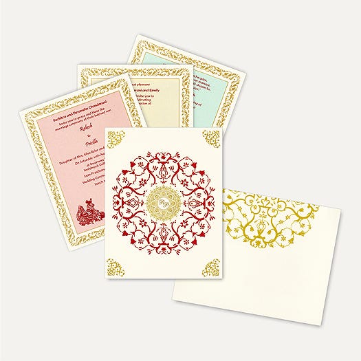 Islamic (Muslim) Wedding Cards. Parekh Cards offers you collection of ...